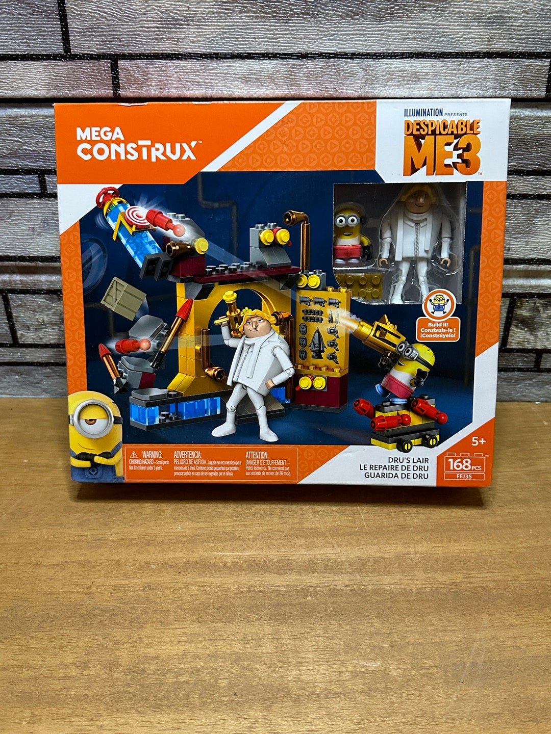 Mega Construx FFJ35 Despicable Me 3 Dru's Lair Set, Free Same Day ...