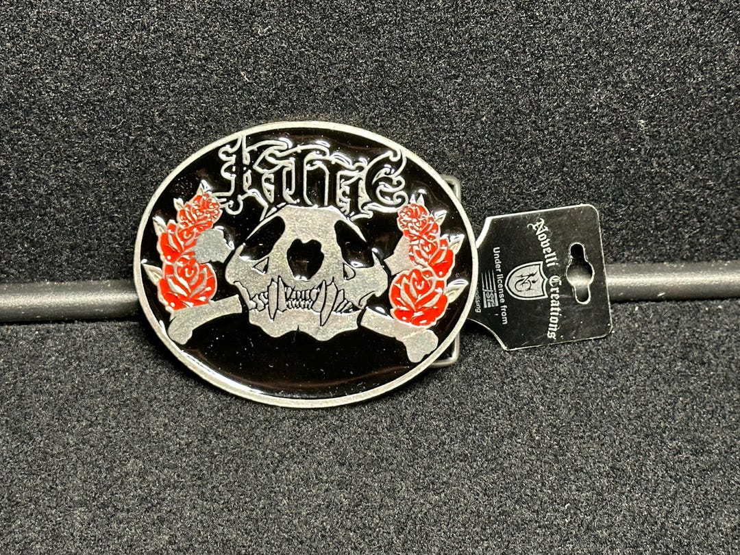 KITTIE Rock Band Belt Buckle, Nobellie Creations, Free Daily Quikship ...