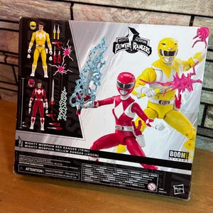 Power Rangers Lightning Collection Mighty Morphin Red Trini Yellow ...