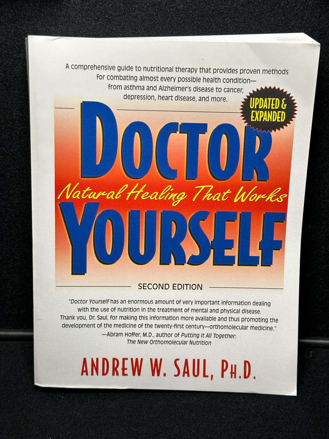 Andrew Saul Book 2x Lot, Fire Your Doctor! & Doctor Yourself, Natural ...