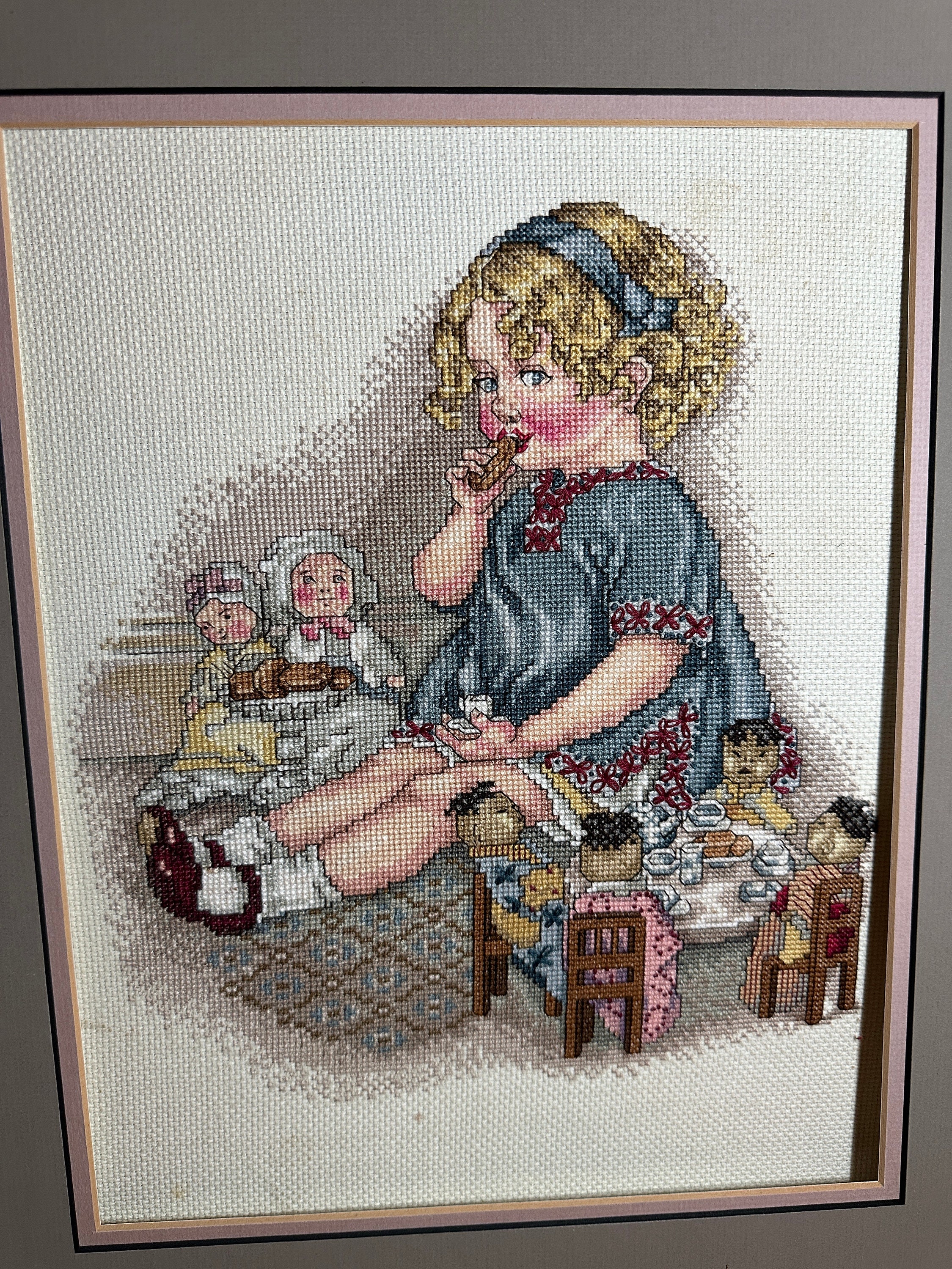 Shirley Temple Cross Stitch Loom Finished Kit, 14" W X 18" T - Etsy