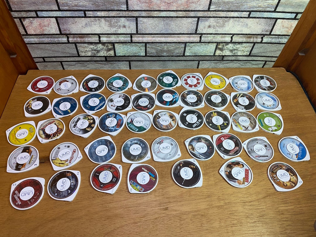 Sony PSP, UMD Disc Lot, Movie, Music and Game Lot, 46 Disc Lot - Etsy