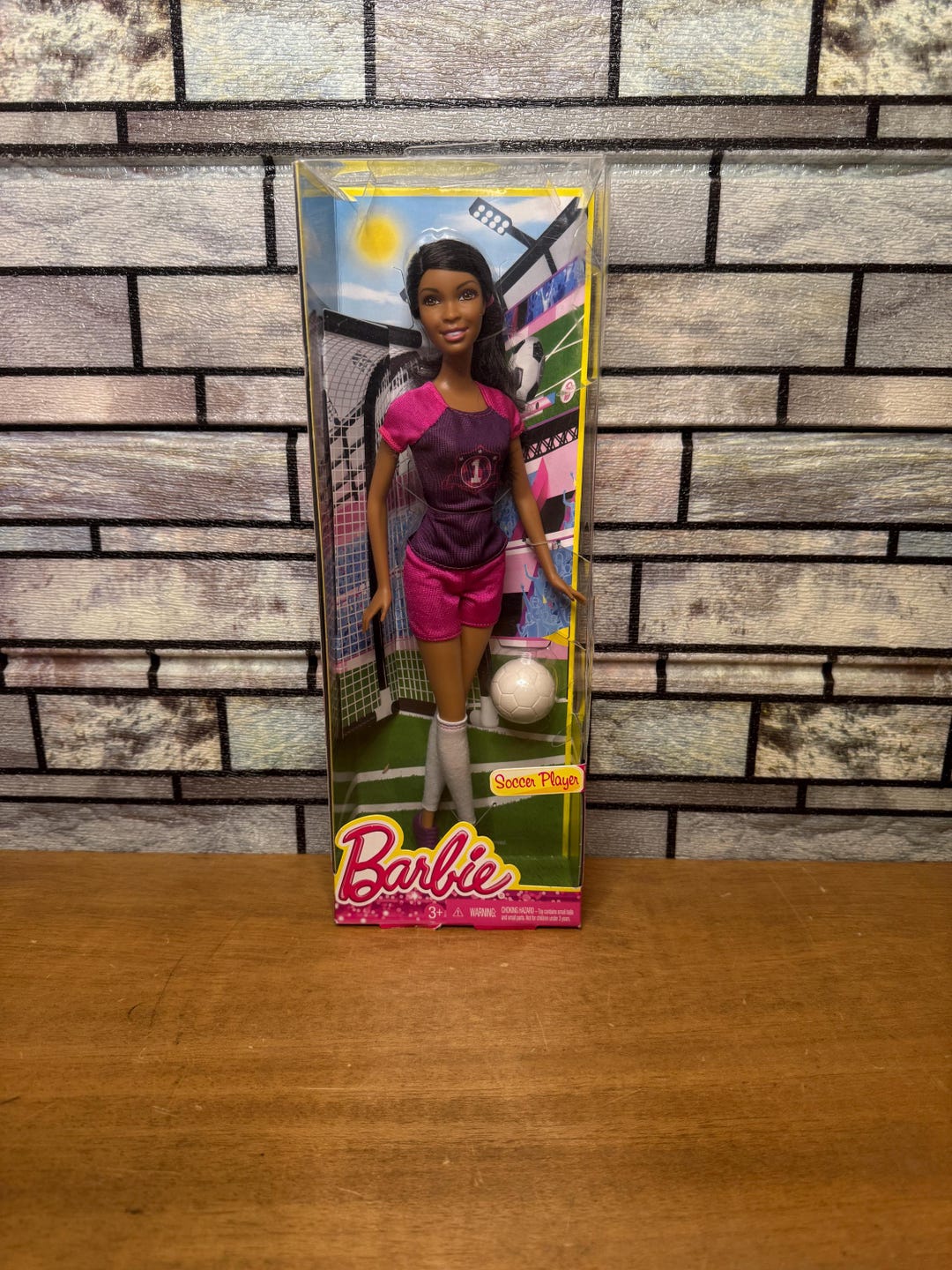 Barbie Soccer Player Brunette Purple Pink Jersey Latina Doll - Etsy