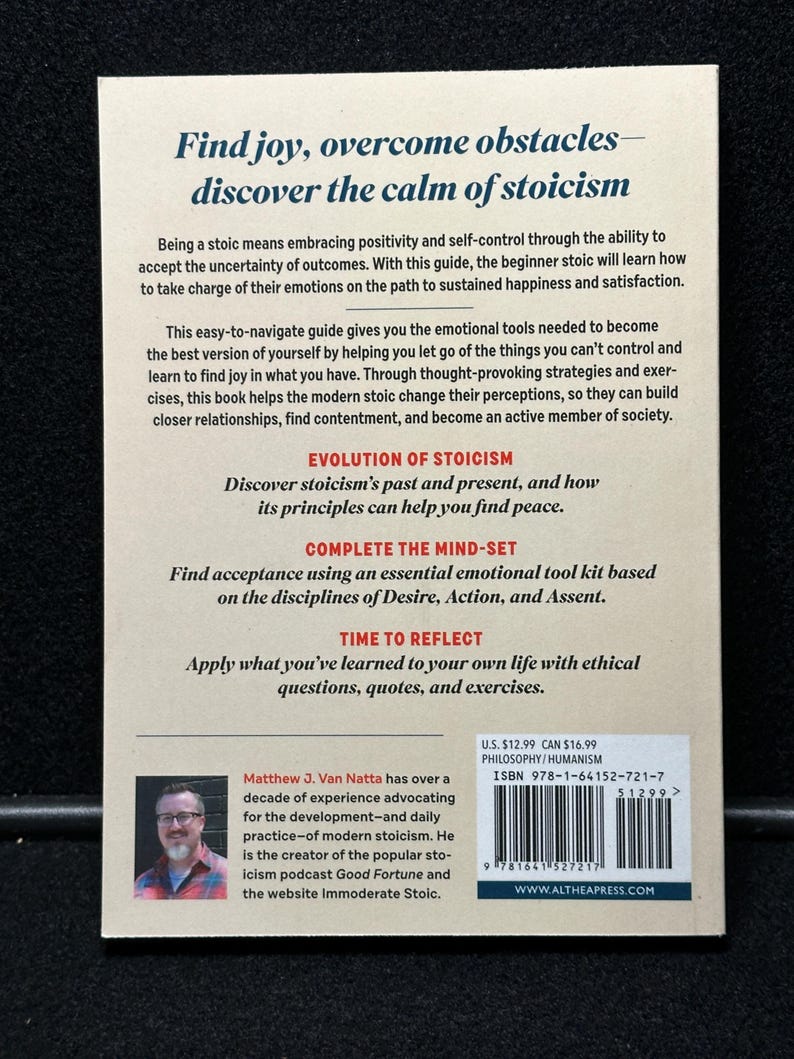 The Beginners Guide to Stoicism, Mathew J. Van Natta, Free Daily ...