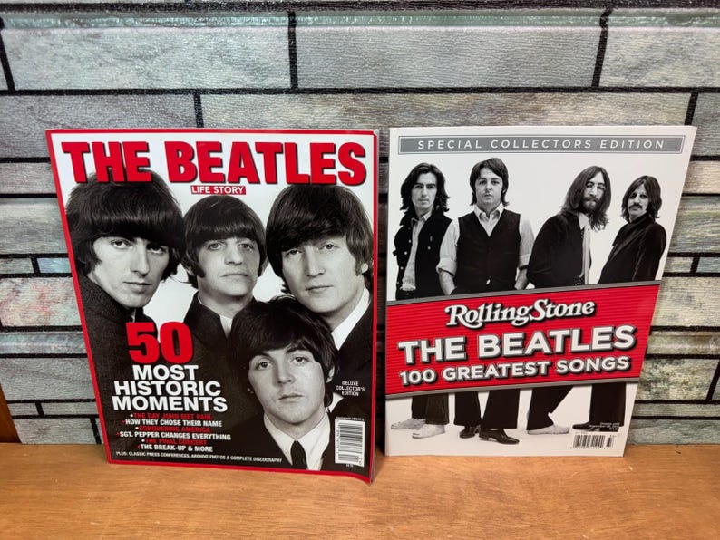 Time LIFE Magazine the Beatles & Rolling Stones Magazine Top 100 Songs ...