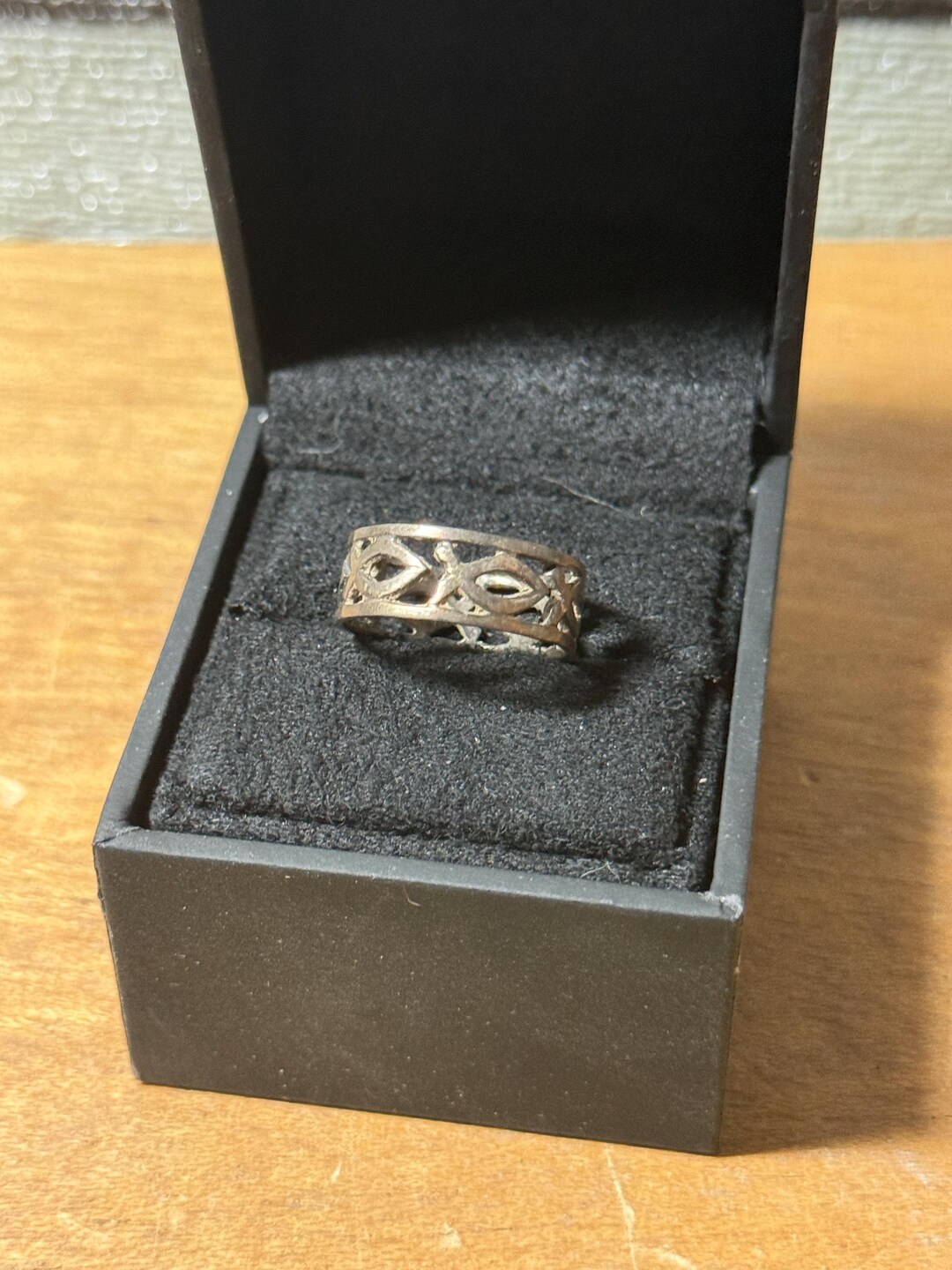 James Avery 925 Sterling Silver Ichthus Eternity Fish Band Ring, Free ...