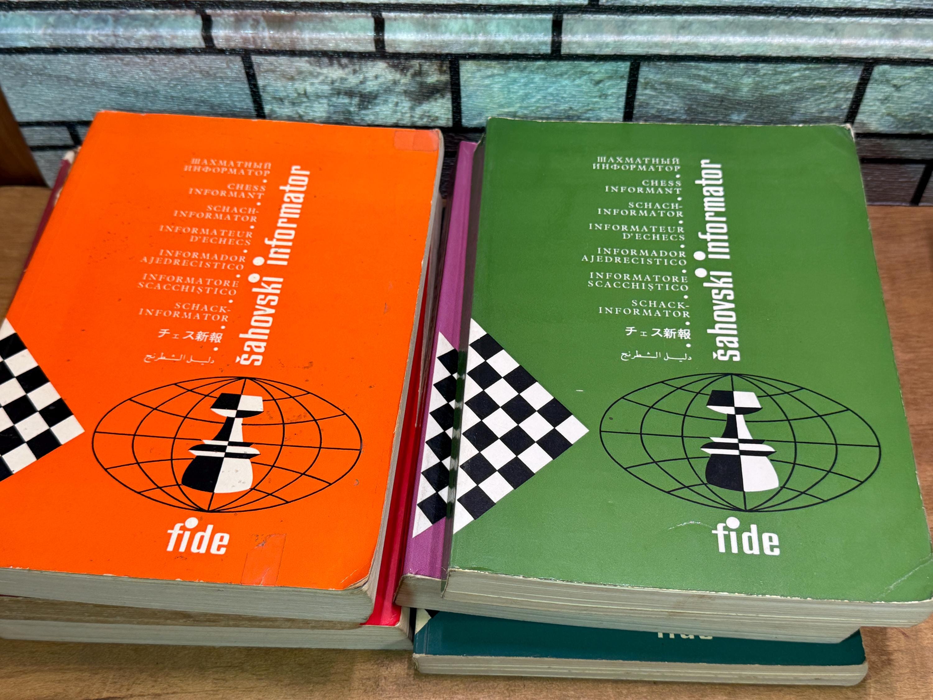 Lot of 13 Sahovski Informator Beograd Chess Informant Fide Collection ...