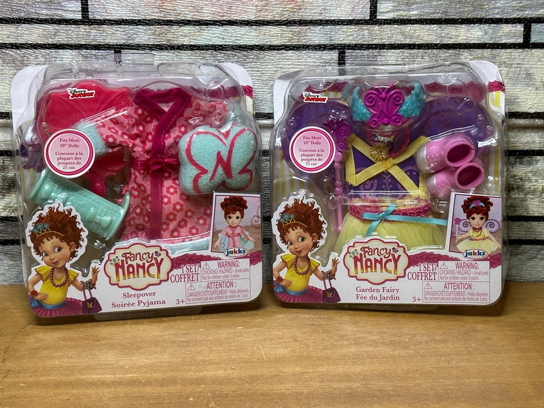 Disney Make Fancy Nancy Garden Fairy & Sleepover Accessory LOT, FREE ...