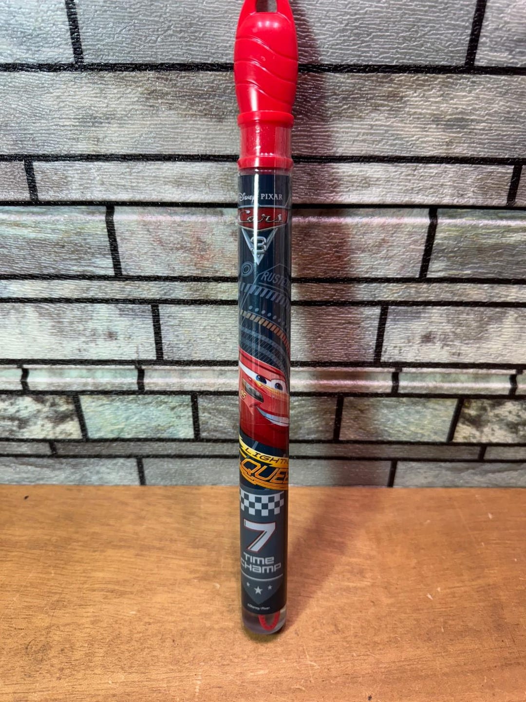 Disney Store Pixar Cars Lightning Mcqueen XL Bubble Wand Souvenir Toy ...