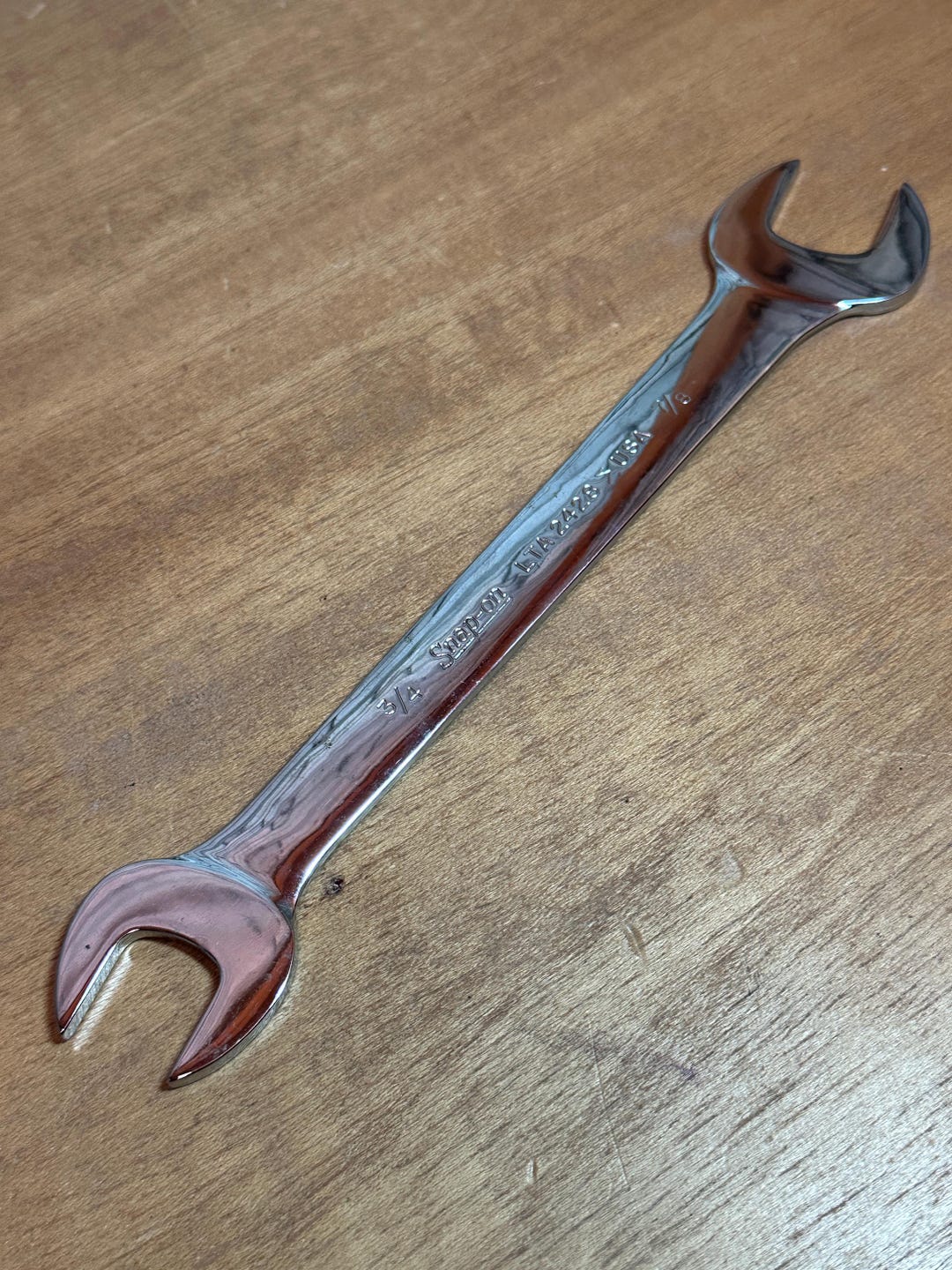 Snap-on Combo 3/4" & 7/8" Slimline Low Profile Open End Wrench LTA2428 ...