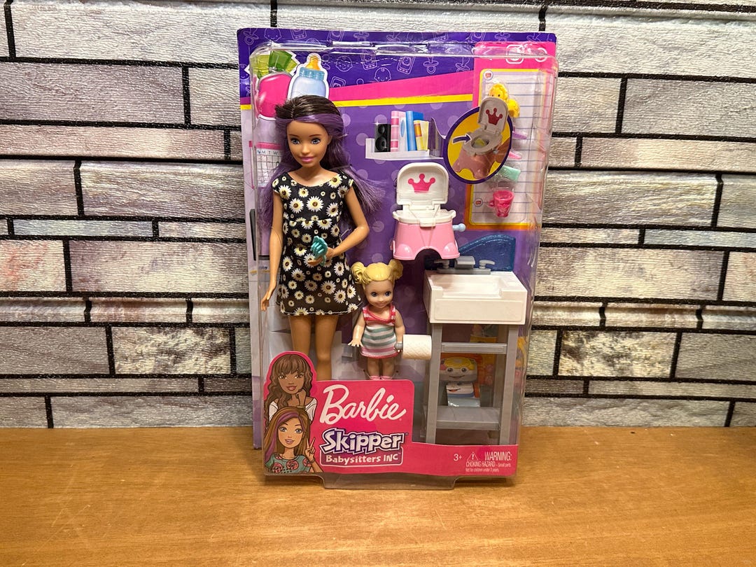 Barbie Skipper Babysitters Inc Lot, Changing Station & Stroller Sets ...