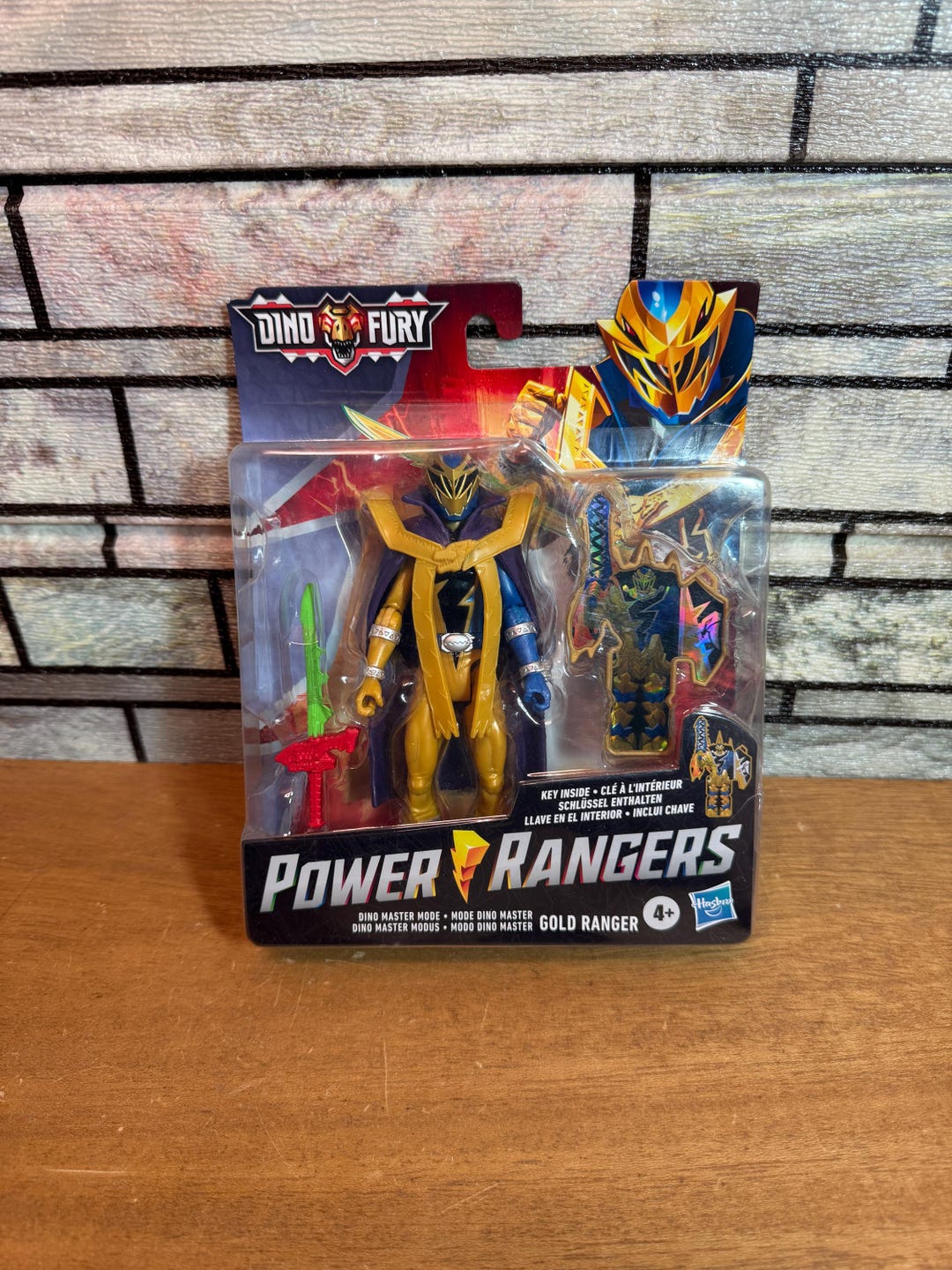 POWER RANGERS Dino Fury Master Mode Gold Ranger Key, We Ship Daily USPS ...