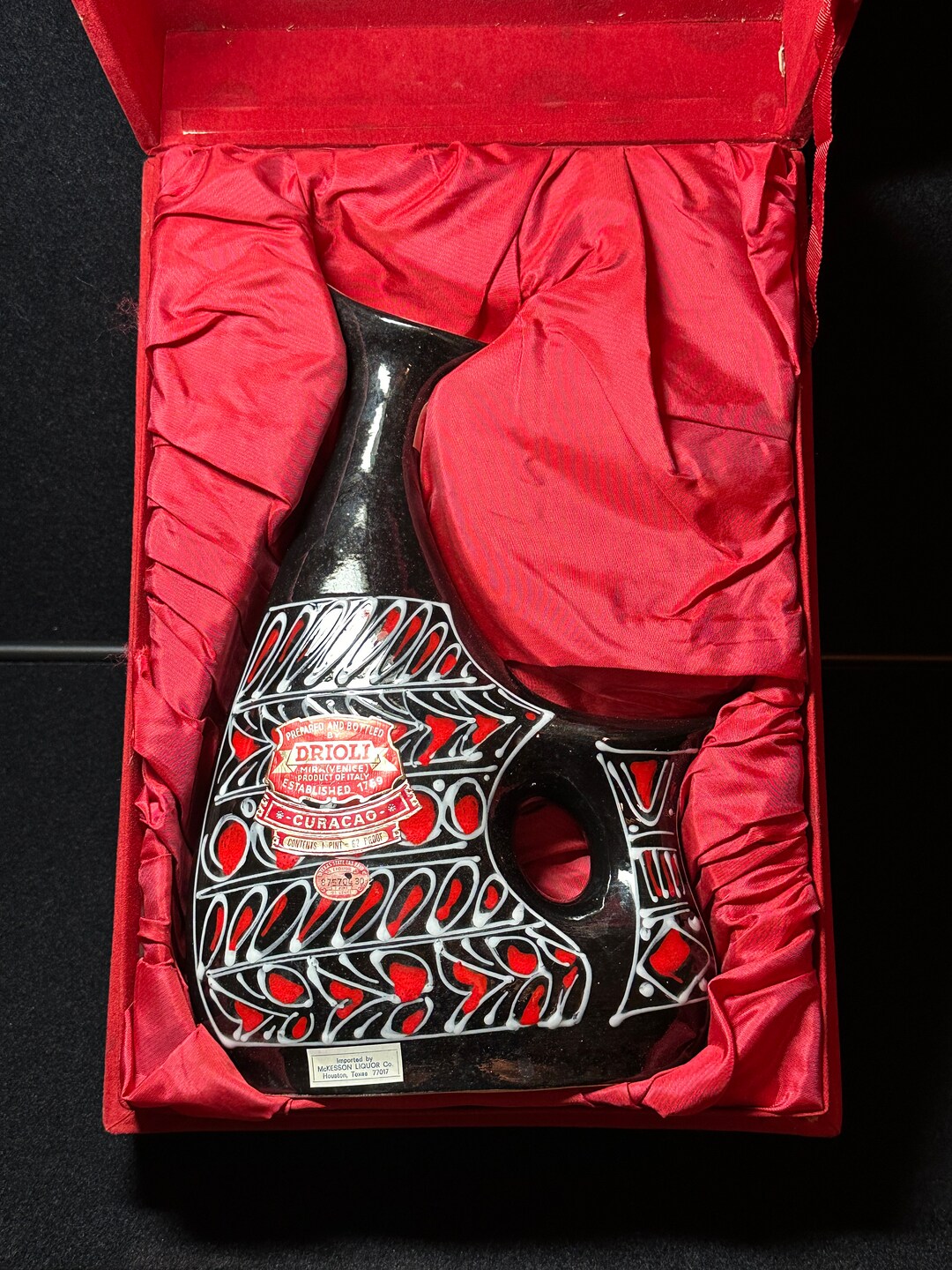 DRIOLI Curacao Liqueur Decanter, 1960s, Made in Italy, Vase, Quikship ...