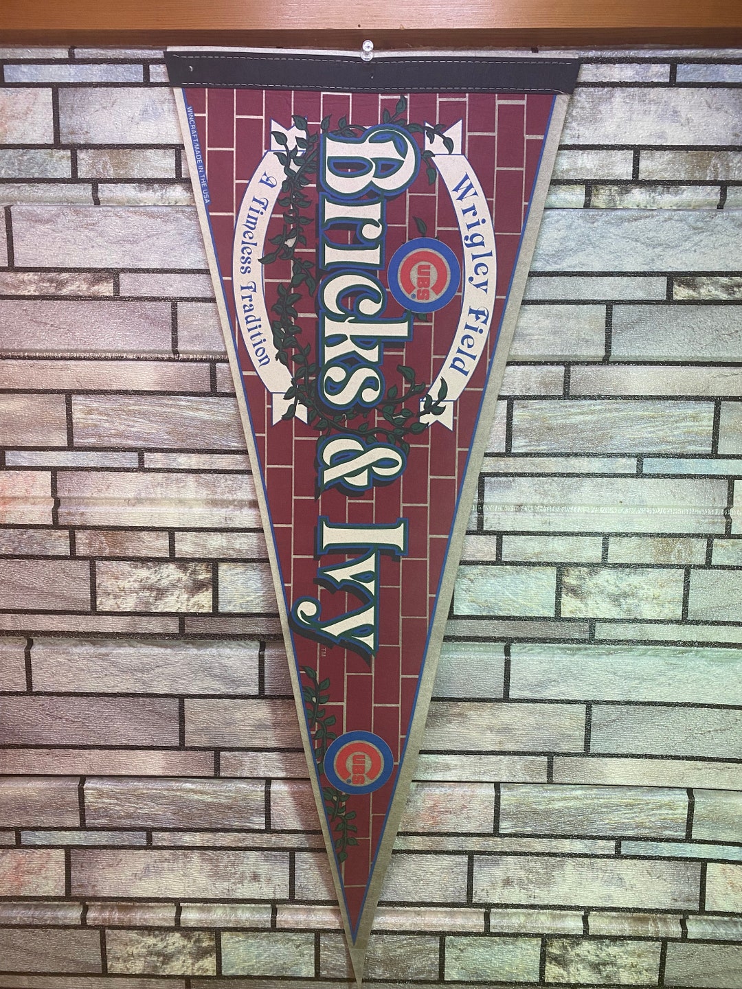 Vintage Chicago Cubs, Wrigley Field MLB Baseball Team Pennant - Etsy