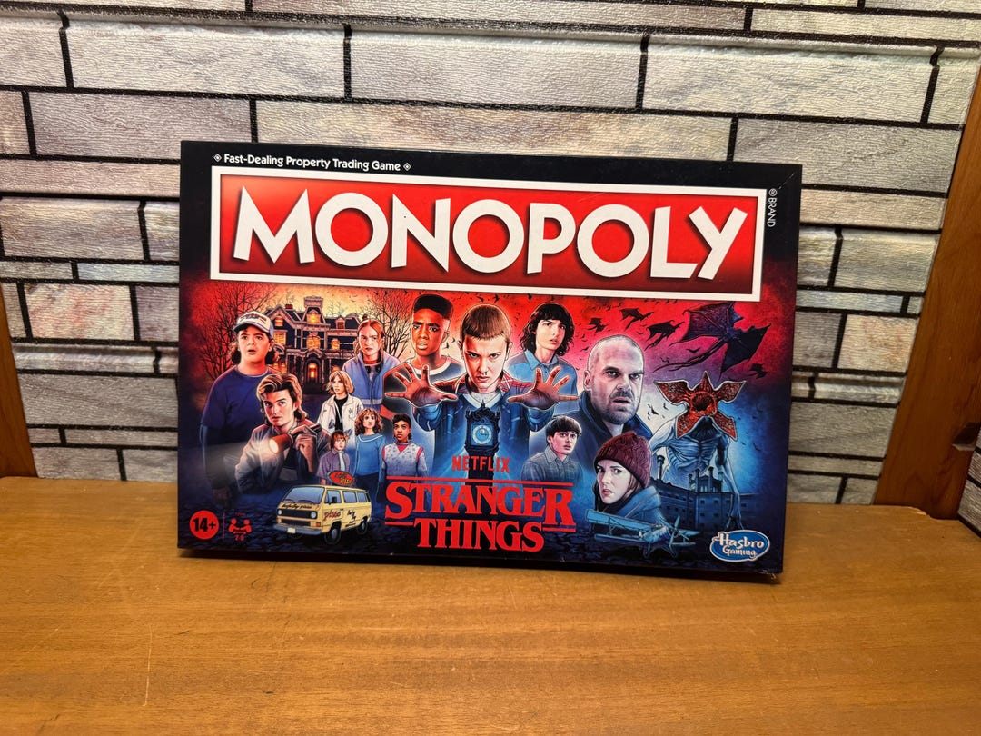 Monopoly Stranger Things Edition Board Game, Hasbro, Netflix, We Ship ...