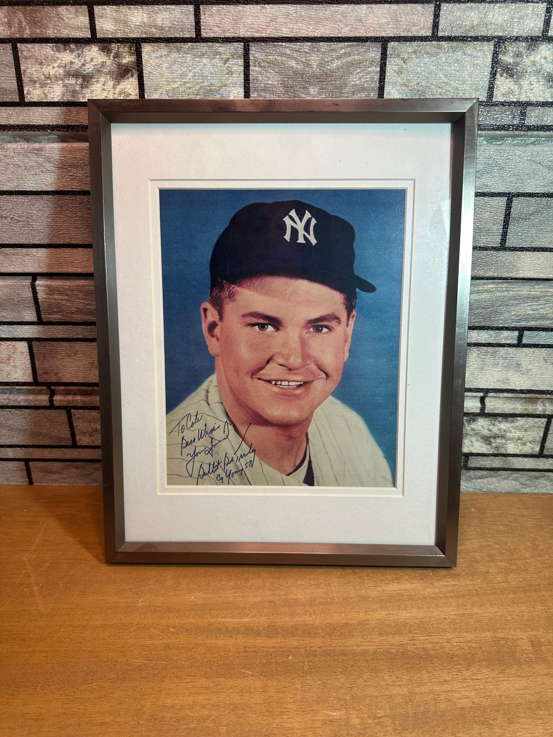 New York Yankees 1958 Cy Young "bullet" Bob Turley Autographed 8"x10 ...