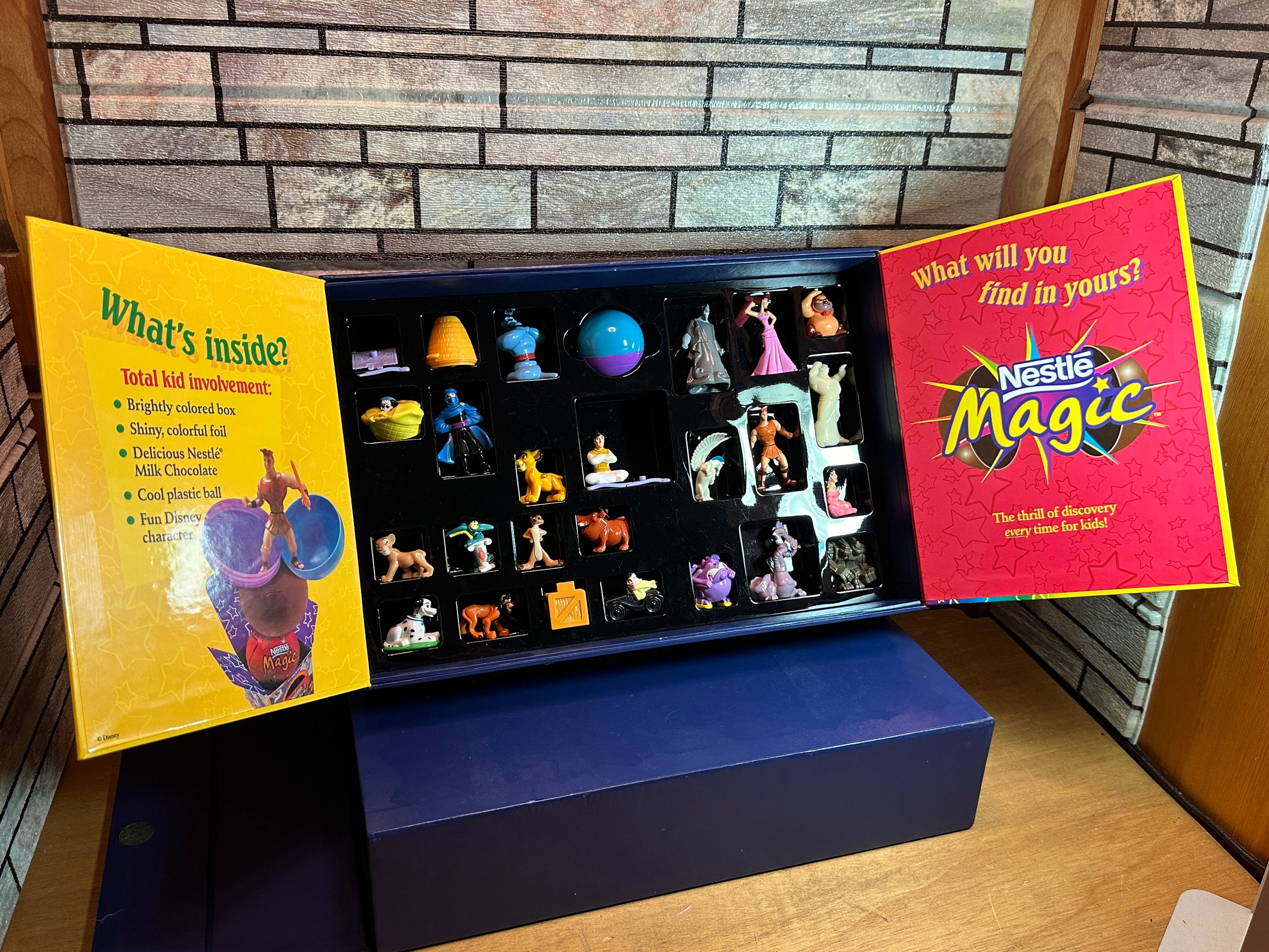 Nestle Magic Ball Disney Full Set Lion King Hercules Aladdin Box, Free ...