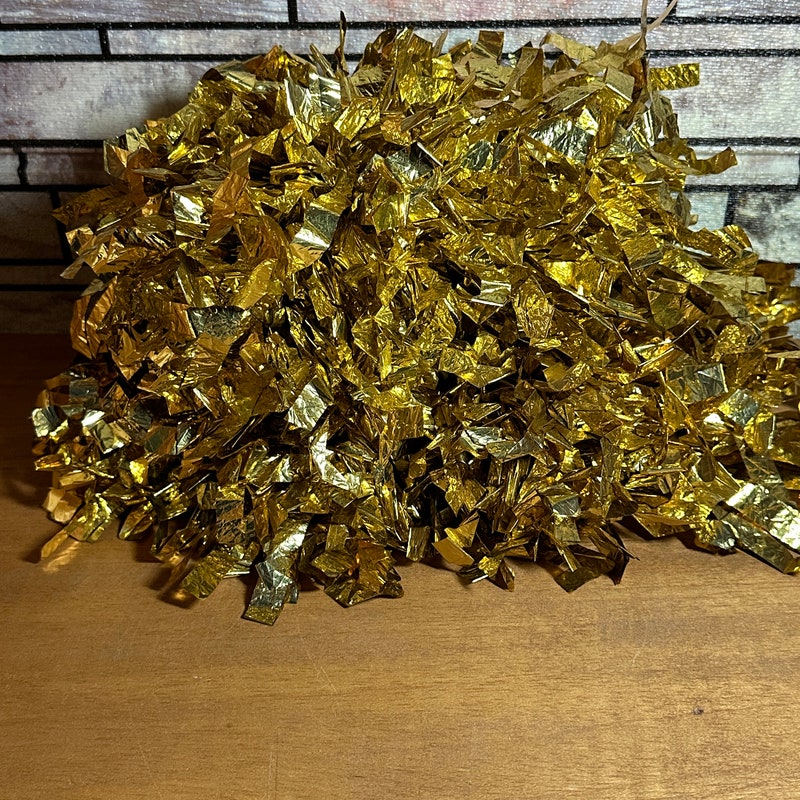 Gold Metallic Pom Poms - Etsy