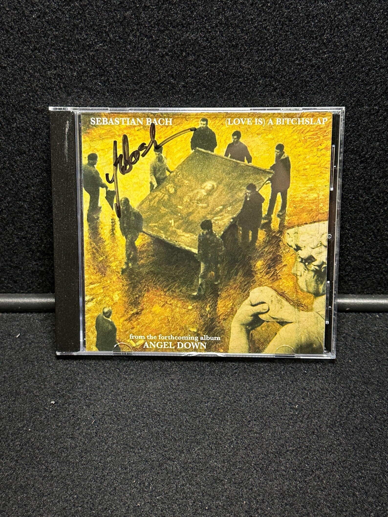 Sebastian Bach, Skid Row, Signed Autographed CD, Love is a BITCHSLAP ...