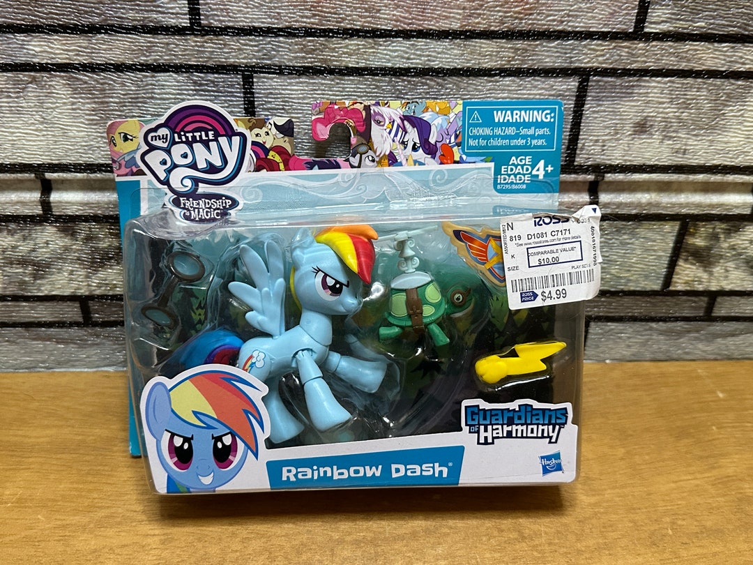 My Little Pony Guardians of Harmony Rainbowdash Figure Toy Free Quikship Etsy Australia