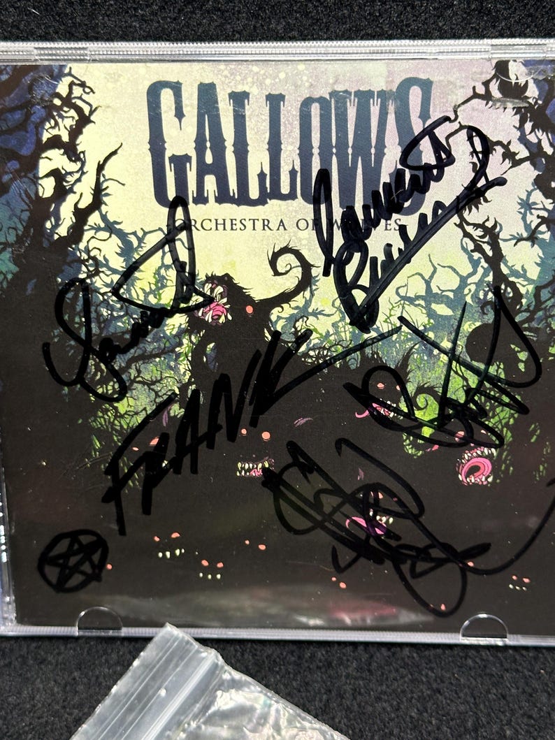 Gallows "orchestra of Wolves" Signed Audio CD - Houston 2007 - Etsy