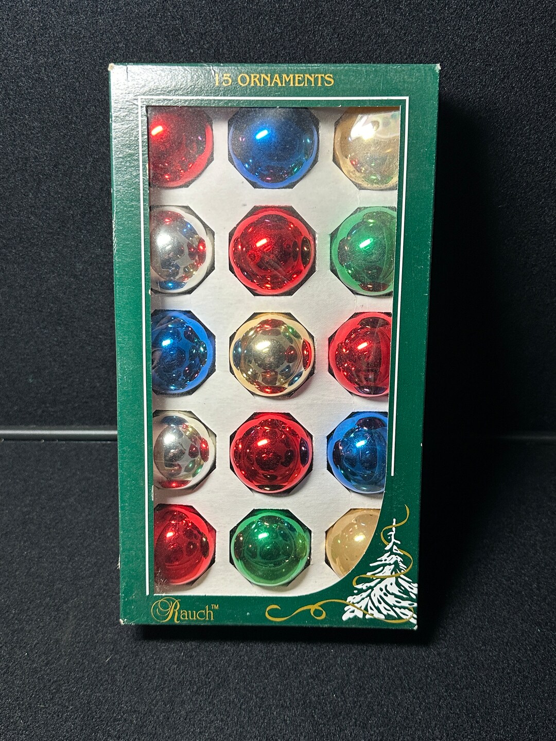 15x Rauch 2.5" Round, Christmas Tree Ornaments, USA, Quikship - Etsy