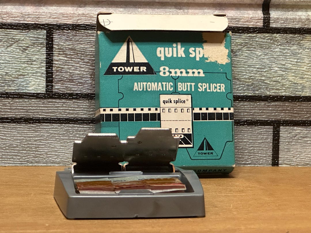 Quik Splice Automatic Butt Splicer 8mm Tower 9264 Film Editor USA, We Ship Daily - Etsy