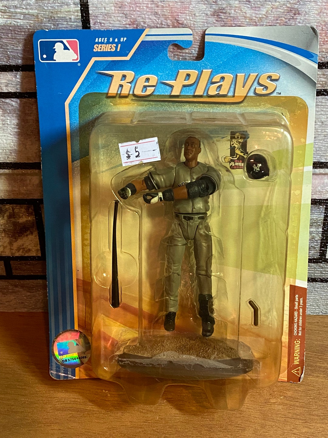Derek Jeter New York Yankees NYY, Series 1 MLB Replays Action Figure ...
