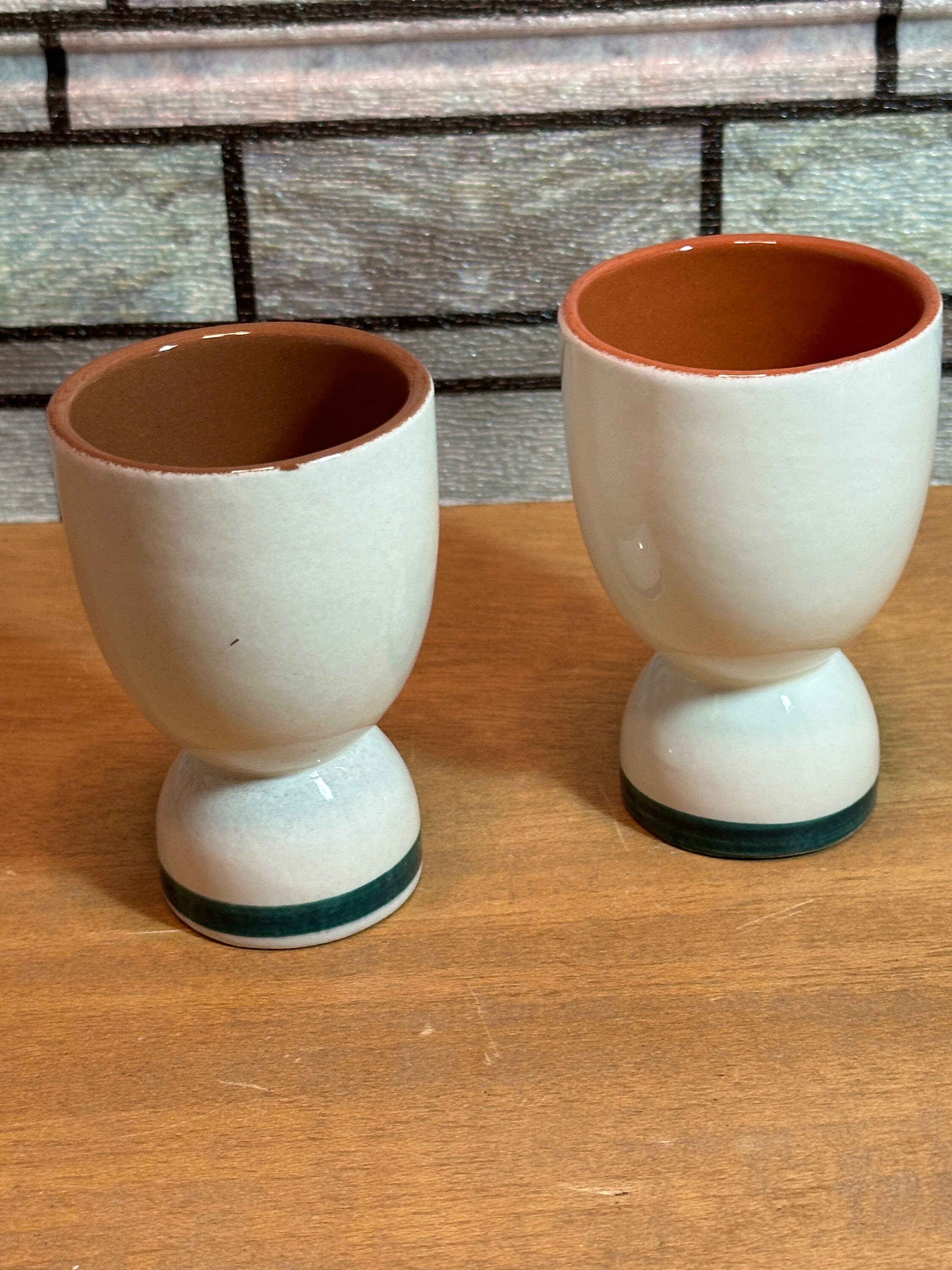 Ceramic Hand Painted Egg Cup Stangl Pottery Fruit Cherry, USA, Same Day ...