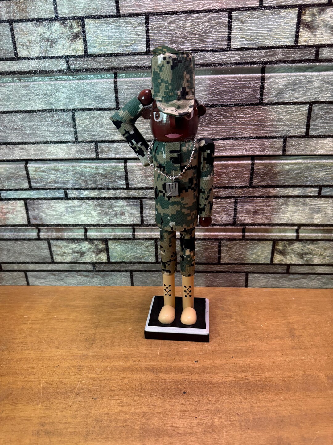Thirty Fourth & Main Female Black Nutcracker USA Military Solider 14 ...