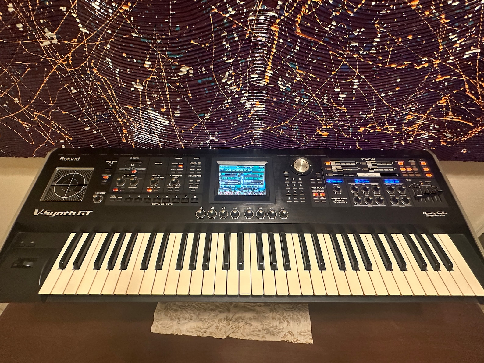 Roland V-synth GT Synthesizer Workstation Keyboard, S/N ZW71705, Free ...