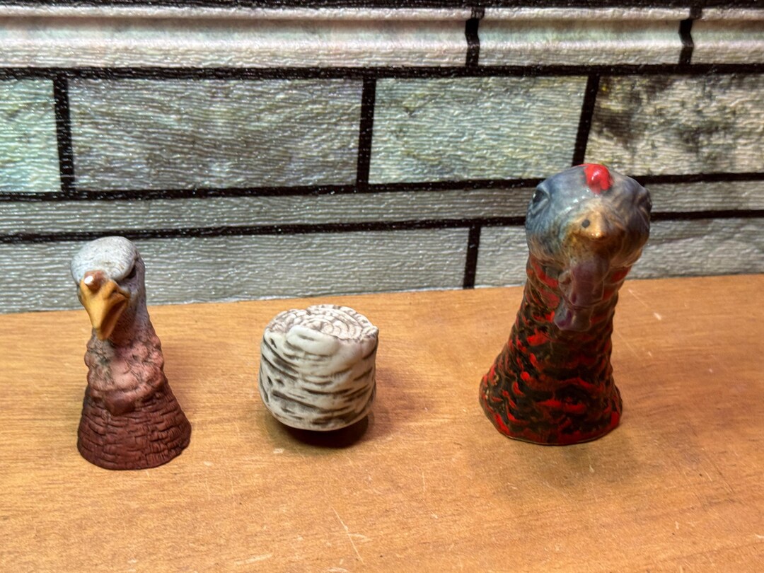 1970s-80s "wild Turkey" Whiskey Porcelain Ceramic Turkey Head Bottle ...
