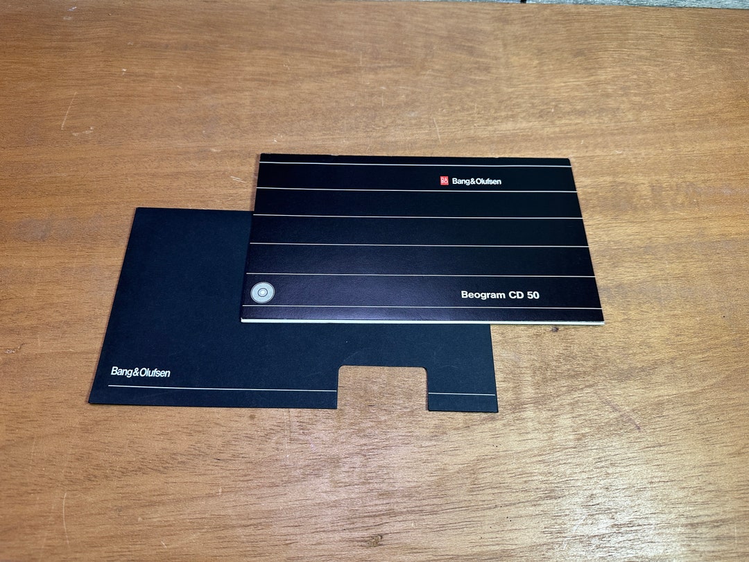 Bang & Olufsen Master Control Panel 5000 Manual Only, Quikship - Etsy