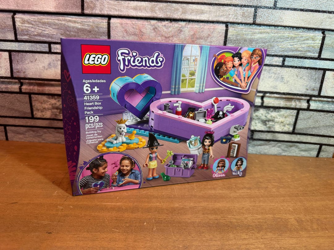 LEGO Friends, Heart Box Friendship Pack, 199 Pieces - Complete - SEALED ...