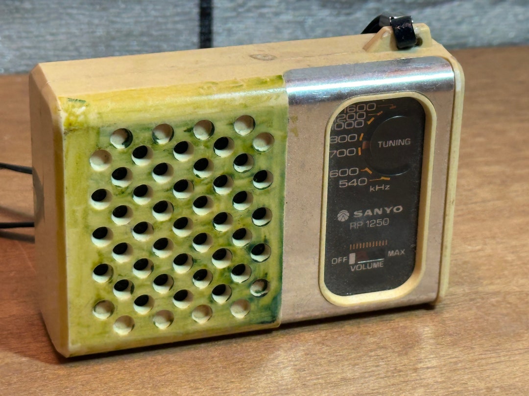 Sanyo RP 1250 Transistor AM Radio Vintage, Free Same Day Quikship - Etsy