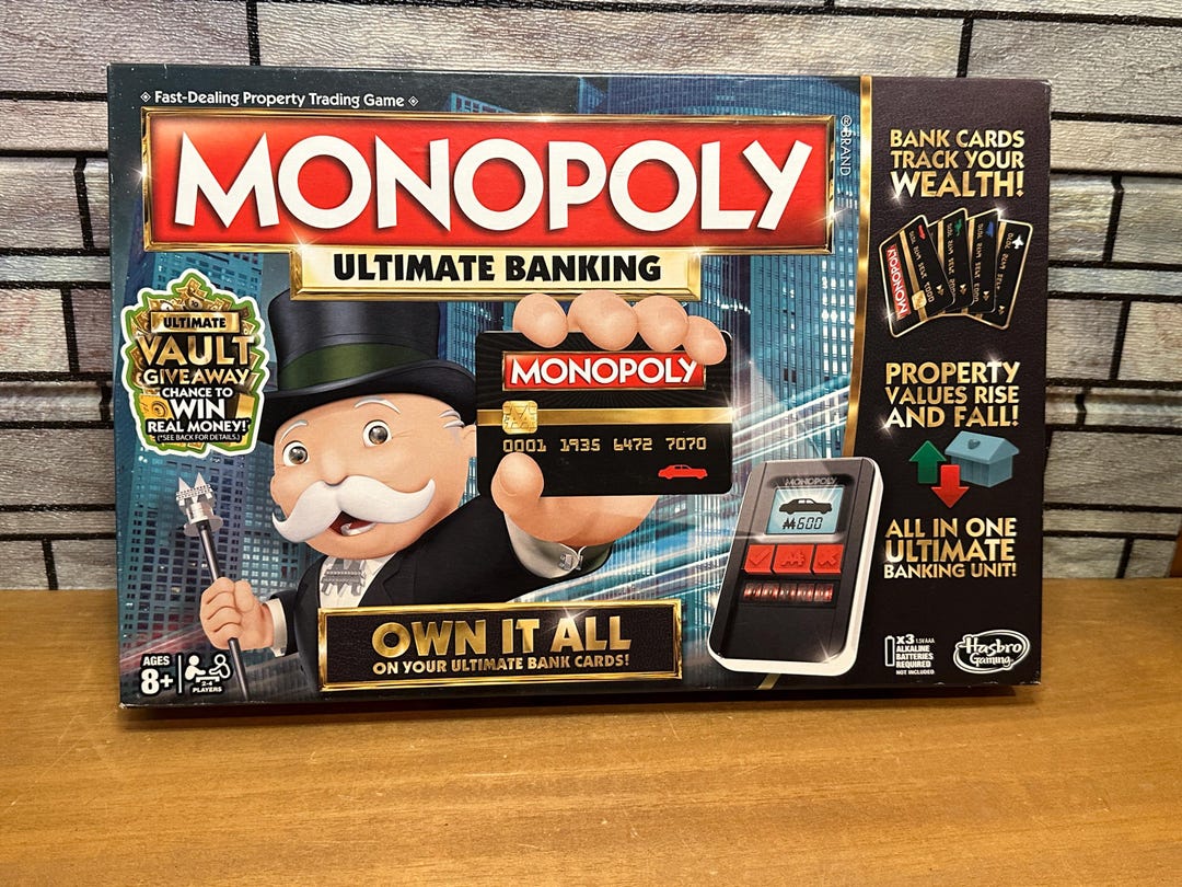 Hasbro Monopoly Ultimate Banking Board Game, Complete & Tested, Free ...