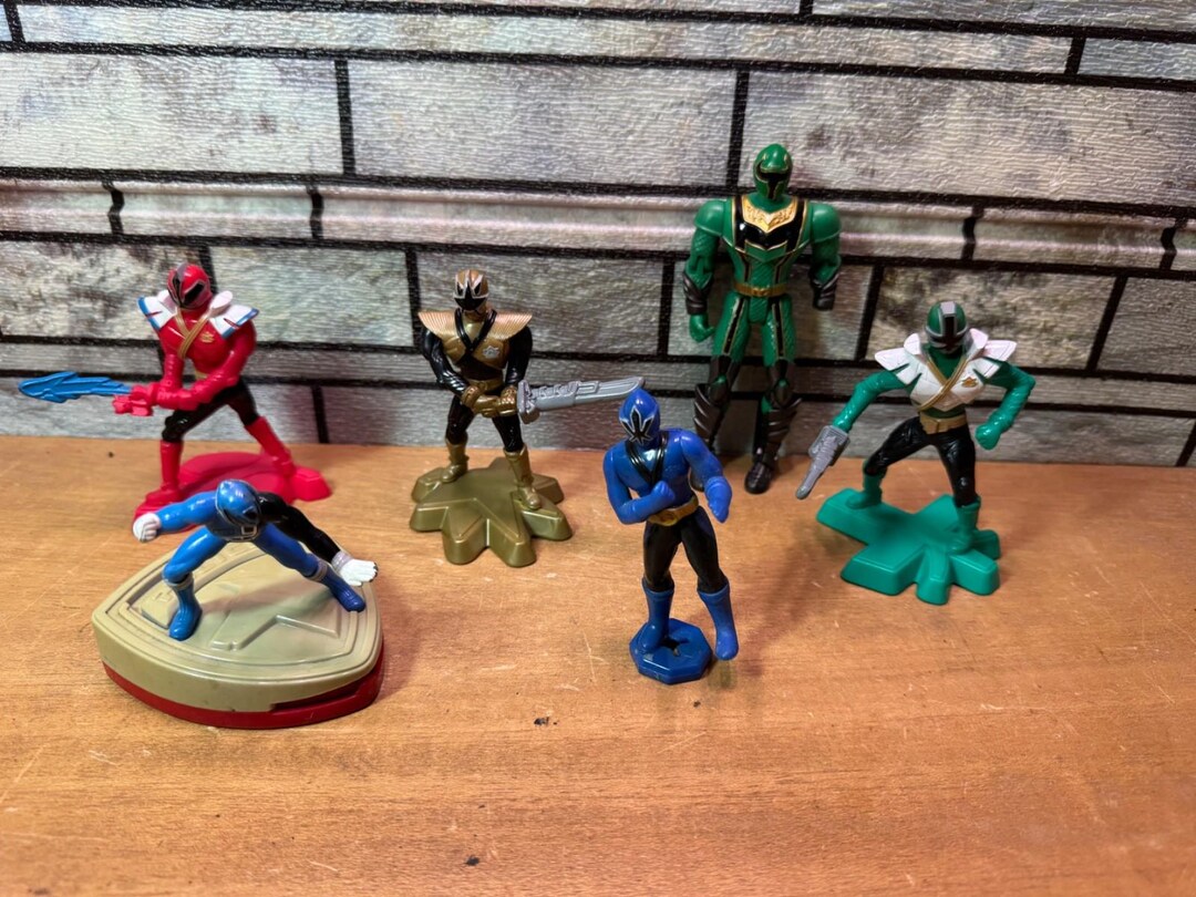 Vintage Power Ranger Action Figure 6x LOT - Etsy