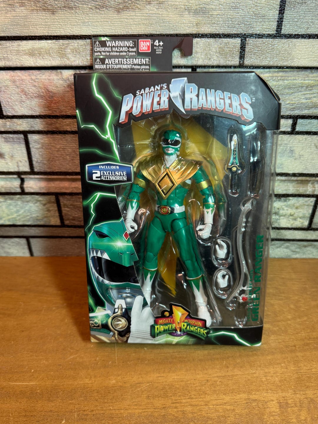 Bandai Saban’s Power Rangers Mighty Morphin Green Ranger, Ship Daily ...
