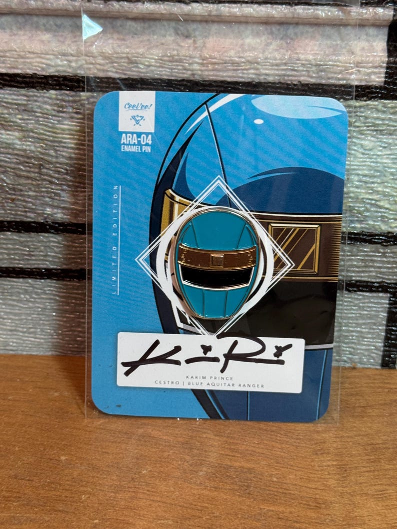 Karim Prince Power Rangers Blue Ranger Limited Edition Autographed ...