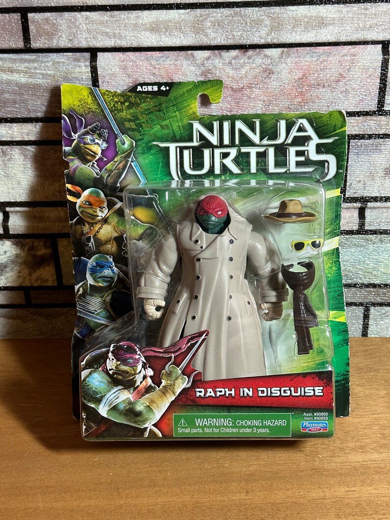 Teenage Mutant Ninja Turtles Raph in Disguise Action Figure - Etsy