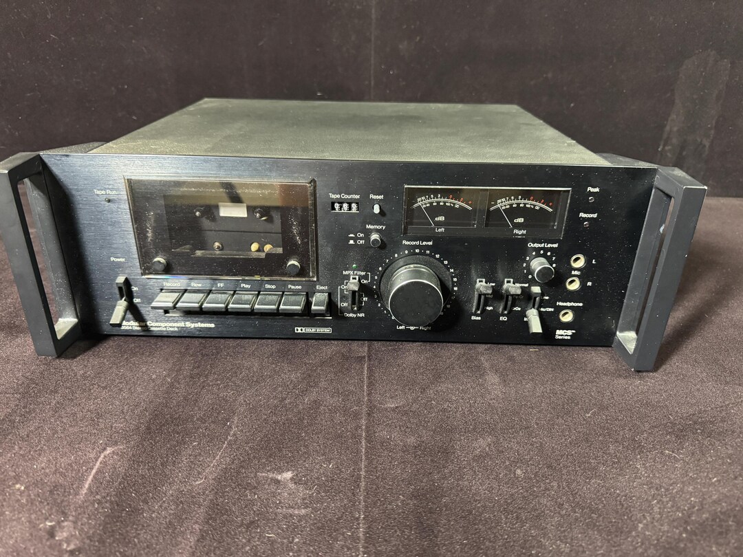 Vintage Modular Component Systems MCS 3564 Black Cassette Deck, Same ...