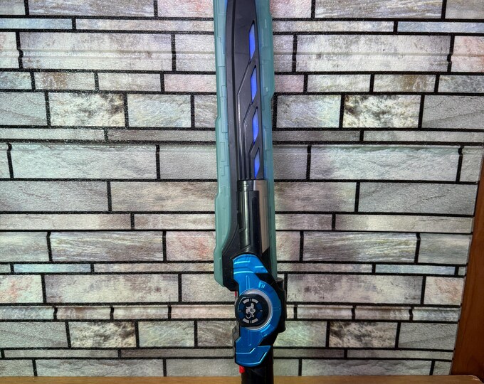 Power Rangers Beast-x Morphers Electronic Saber Toy Sword Blue Light up ...