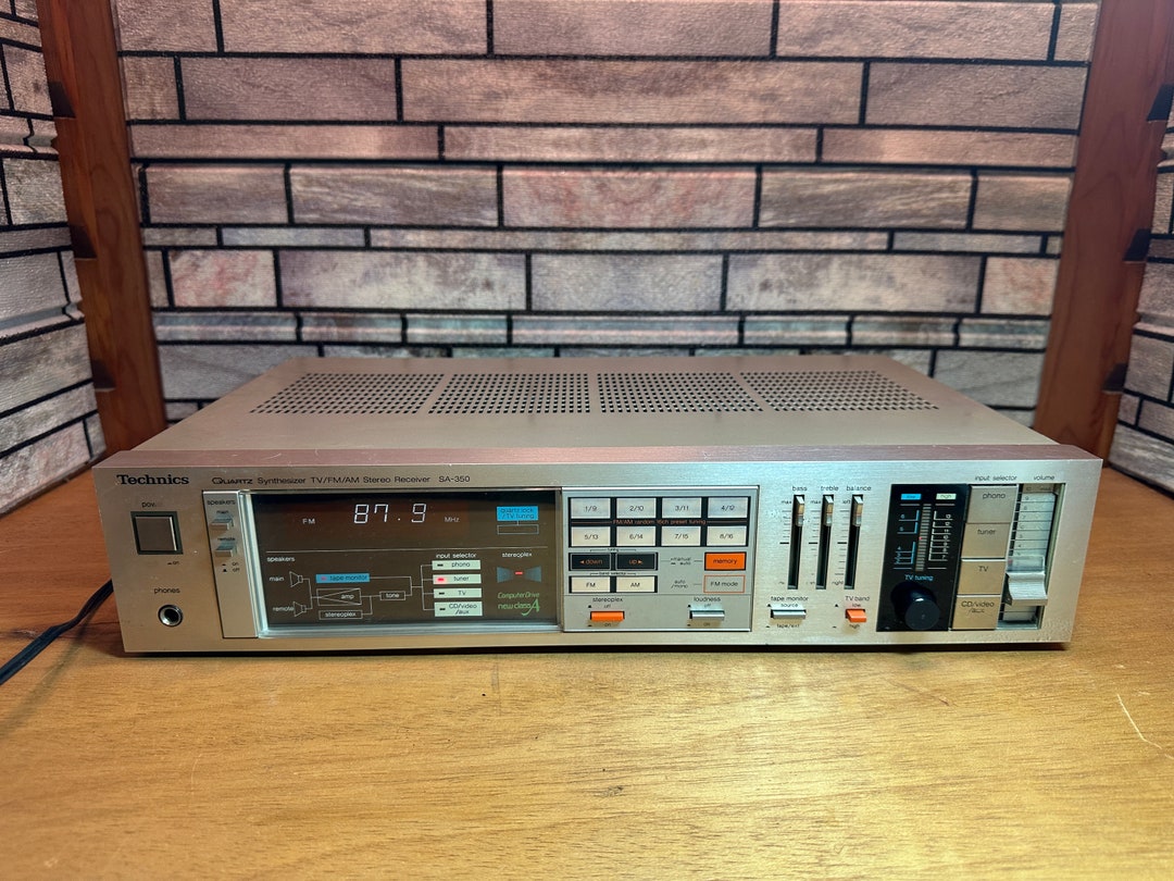 Technics SA-350 Quartz Synthesizer Stereo Receiver, Phono Input, Same ...