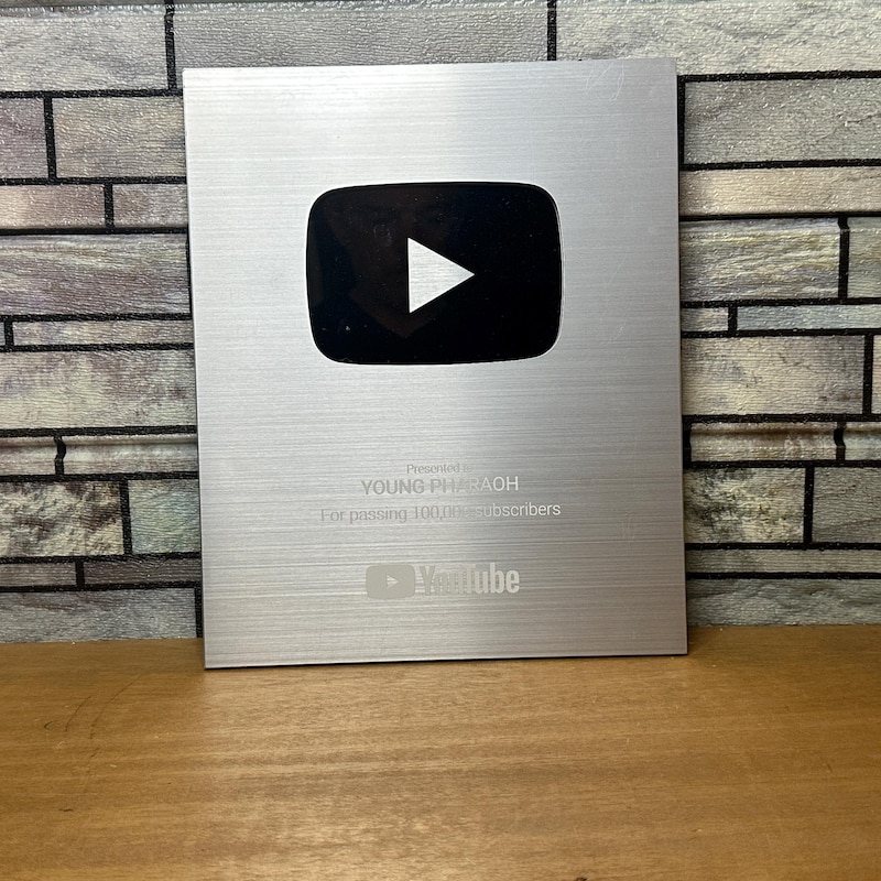 Youtube Subscriber Plaque - Etsy