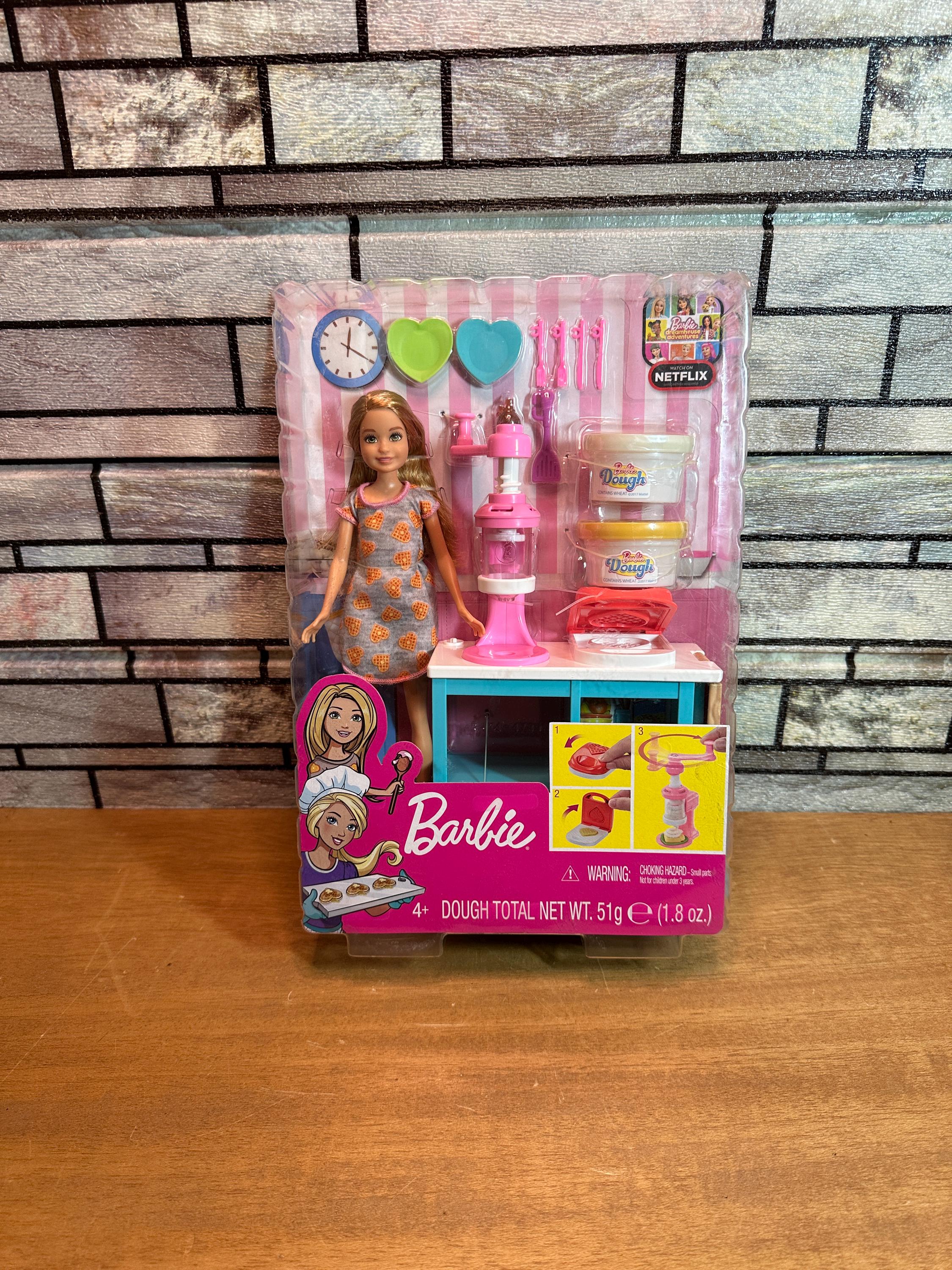 Barbie Stacie Waffle Making Dough Playset, Free Same Day Quikship - Etsy