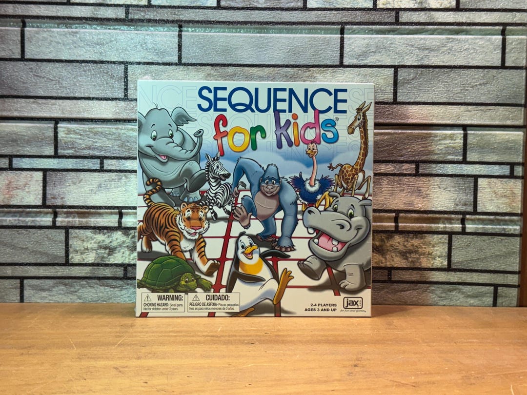 SEQUENCE for KIDS Read & Learn Board Game by Jax Games - SEALED ...