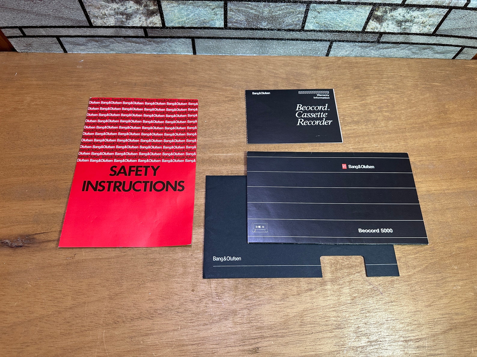 Bang & Olufsen Beocord 5000 Manuals Only, Free Same Day Quikship - Etsy