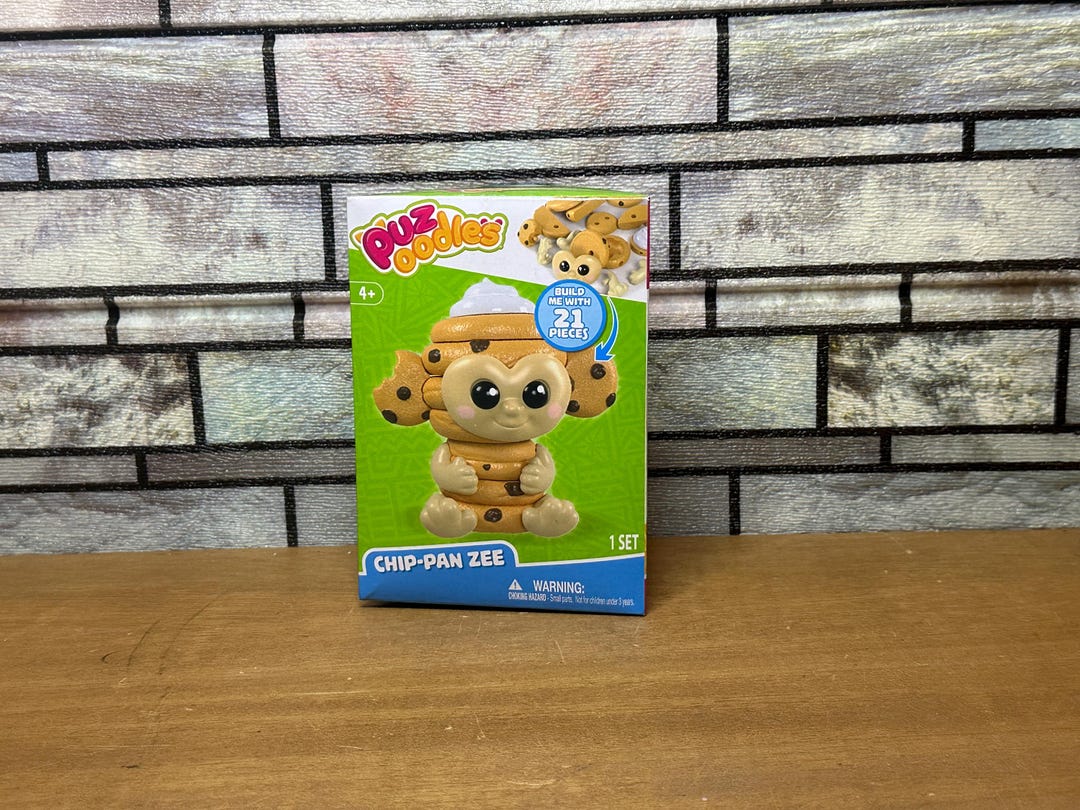 Puzoodles "chip-pan Zee" 21 Piece Build Set - Sealed! - Etsy