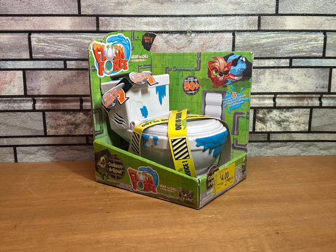 Flush Force Series 1 Flushing Toilet Spin Master, Free Insured Daily Shipping - Etsy