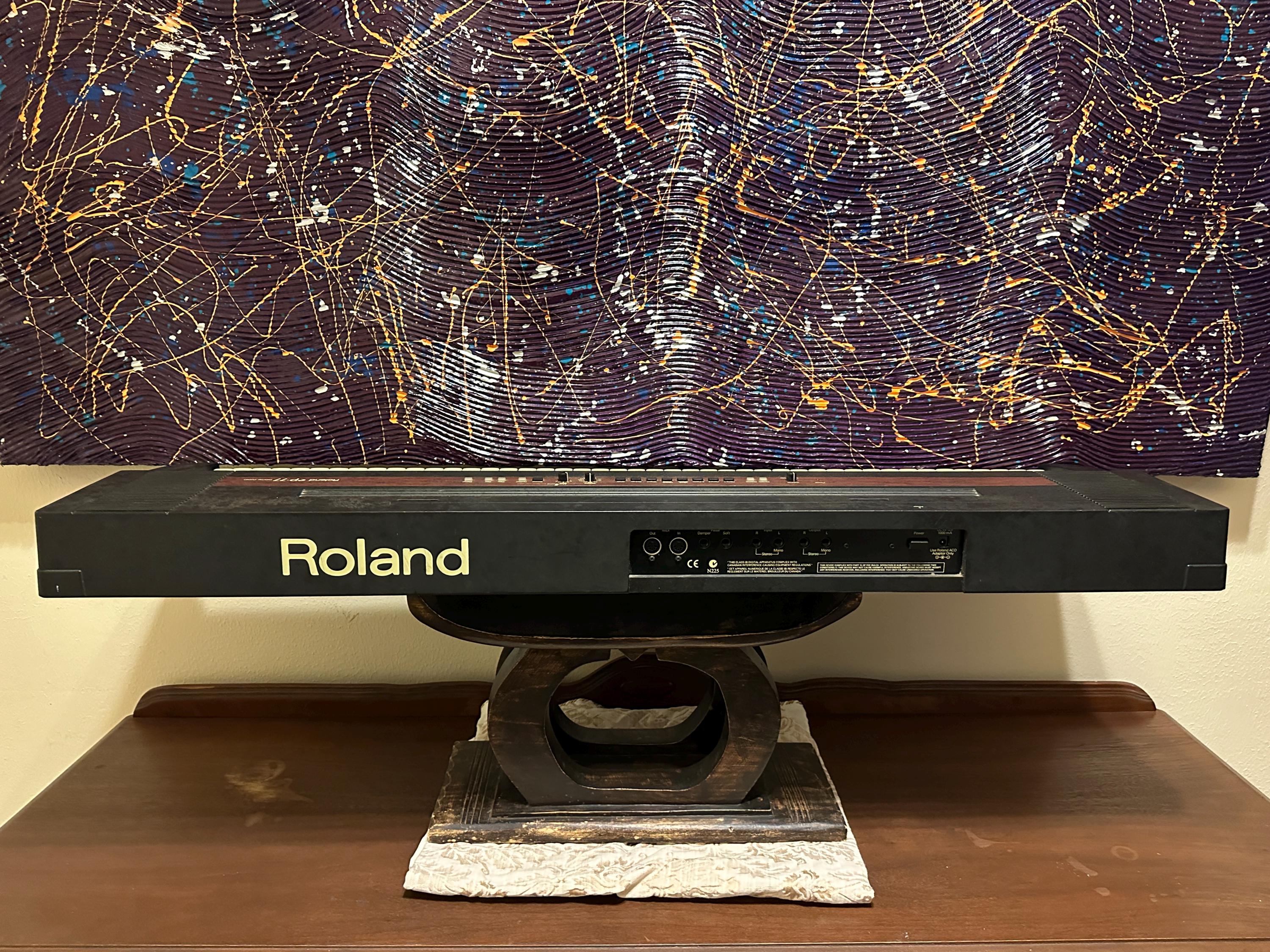 Roland Ep-77 Digital Piano 76 Note Keyboard W/power Cable - Etsy
